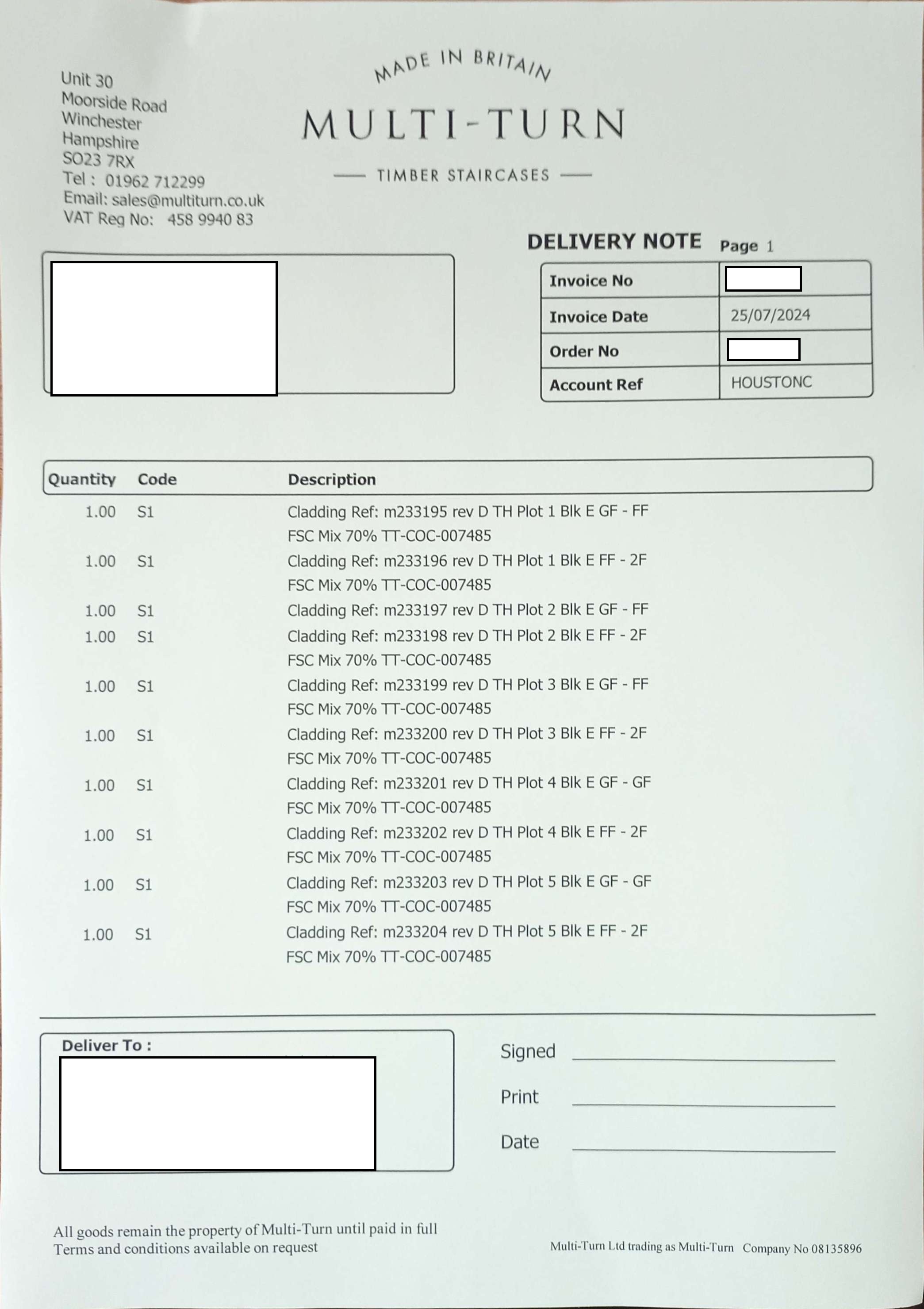 What makes Timber deliveries compliant? – Qflow Support